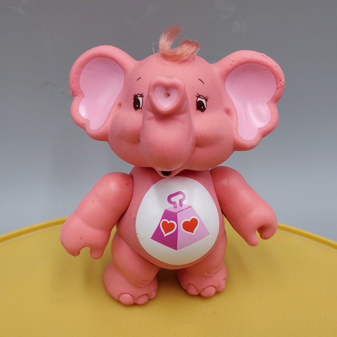 Lotsa Heart Elephant Poseable PVC Figure Vintage Care Bears Cousin 3 ...
