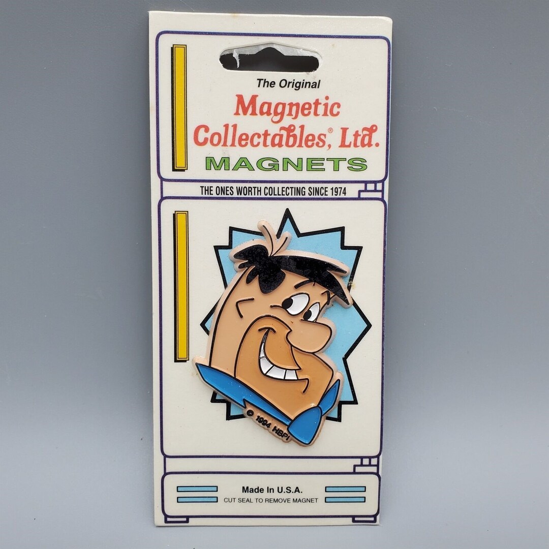 Fred Flintstones Magnet Cave Man for Refrigerator Locker Vintage 3 Inch ...
