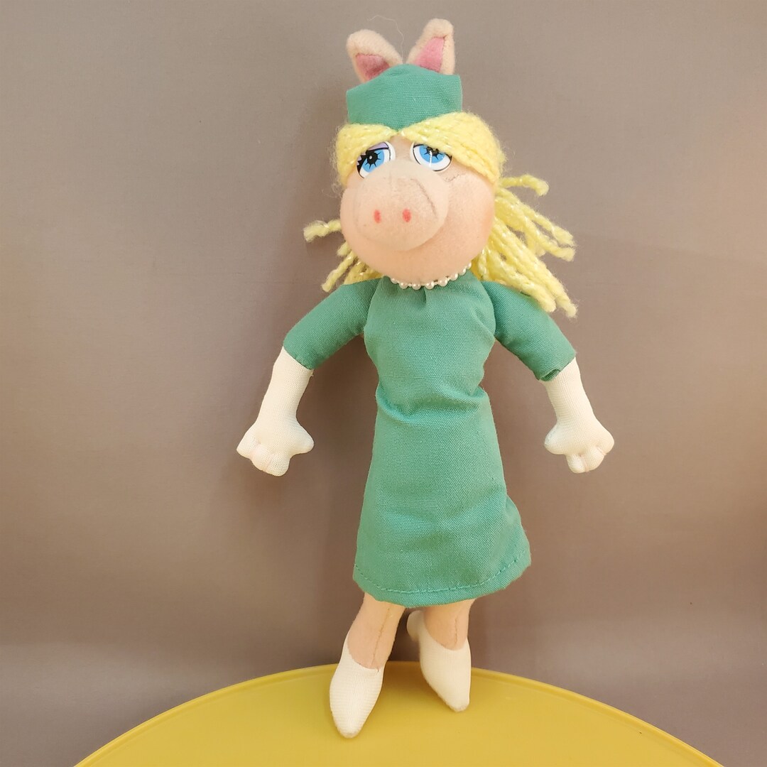 Miss Piggy Plush Beanbag Doll Muppets Hospital Scrubs 9 Inch - Etsy
