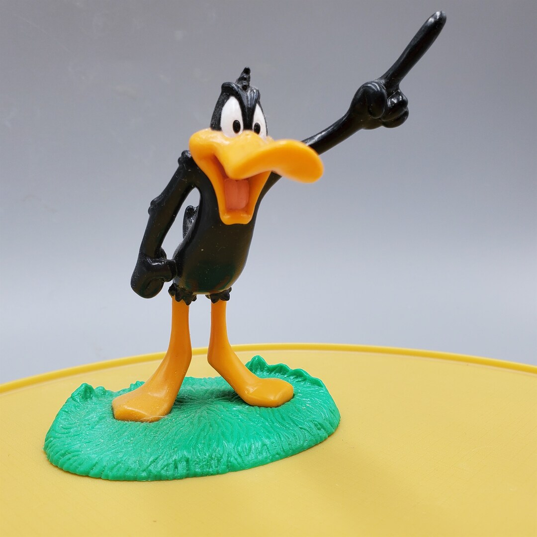 Daffy Duck Pvc Figure Pointing Finger Looney Tunes Cake Topper Applause ...