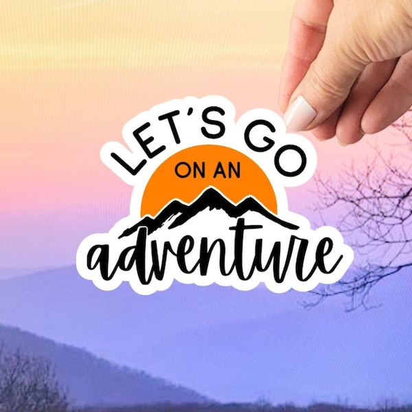 Adventure Sticker - Etsy