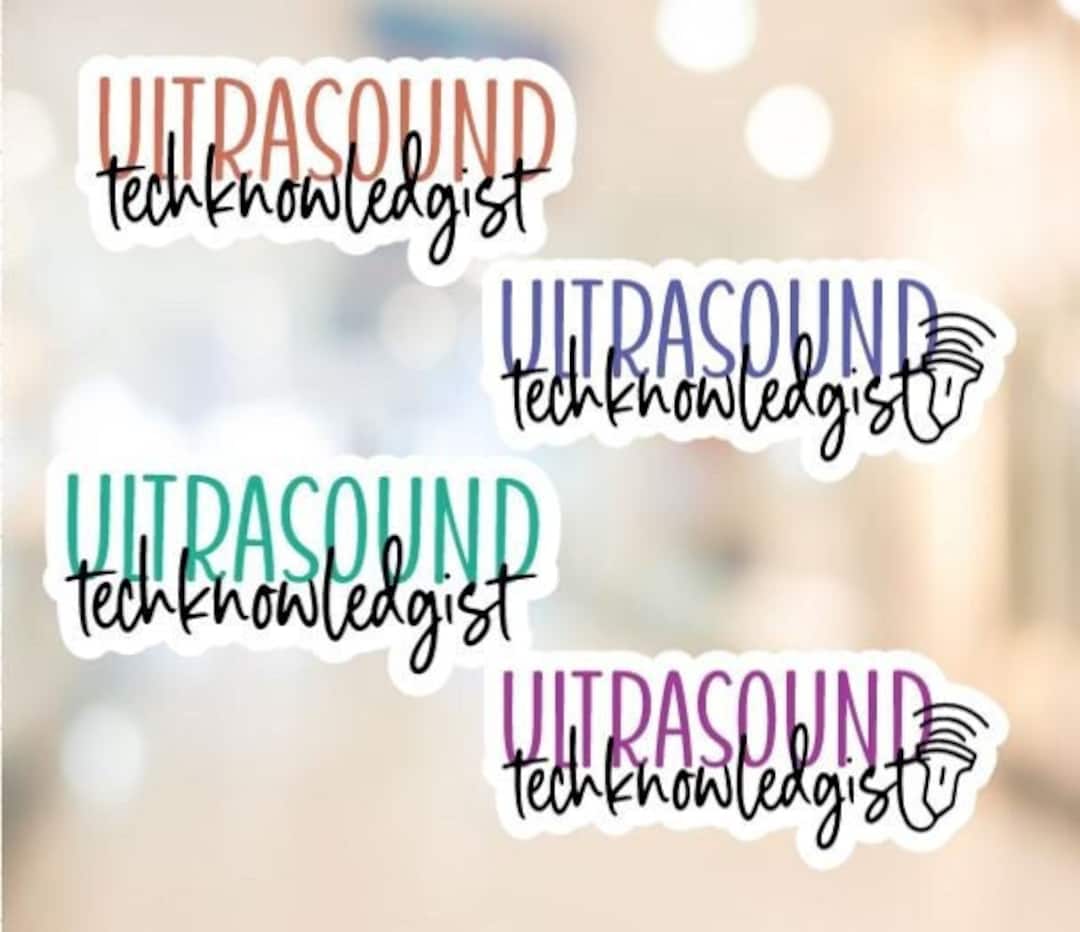 Sonographer Sticker Gift. Sticker Pack for Rad Tech Week. Sonographer ...
