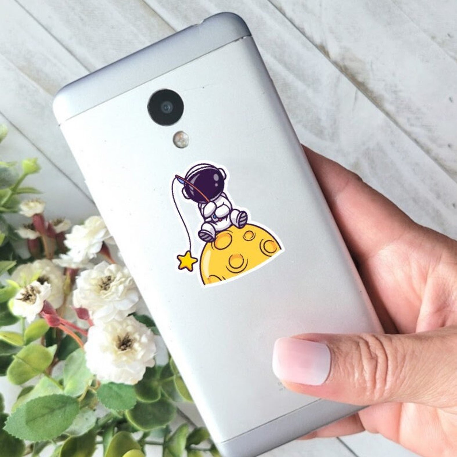 Astronaut Sticker. Spaceman Vinyl Decal for Laptop, Water Bottle - Etsy