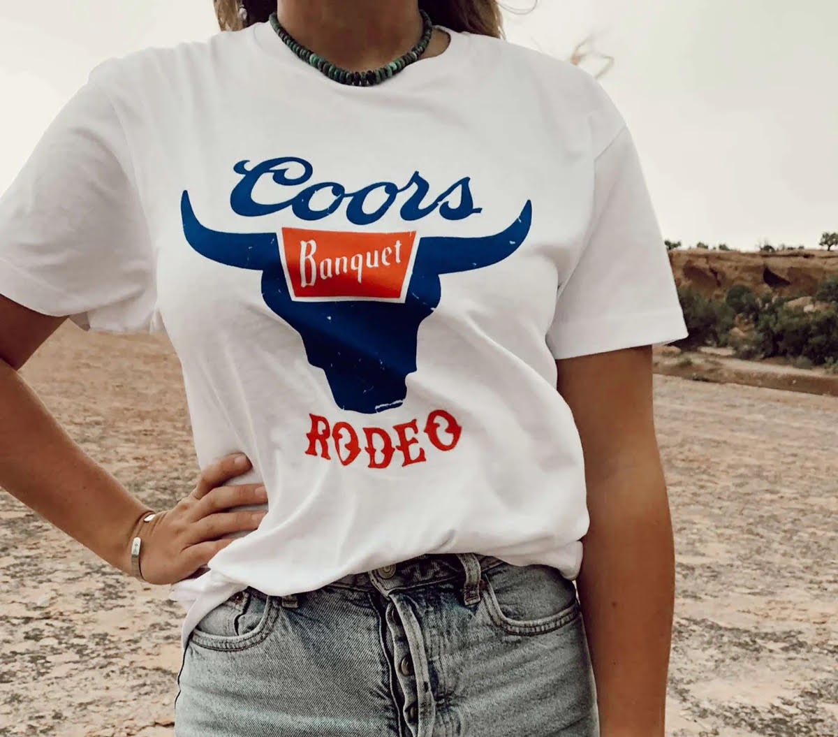 Coors Rodeo T Shirt Coors Banquet Rodeo Tee Coors Rodeo Western Graphic Tee Rodeo T Shirt