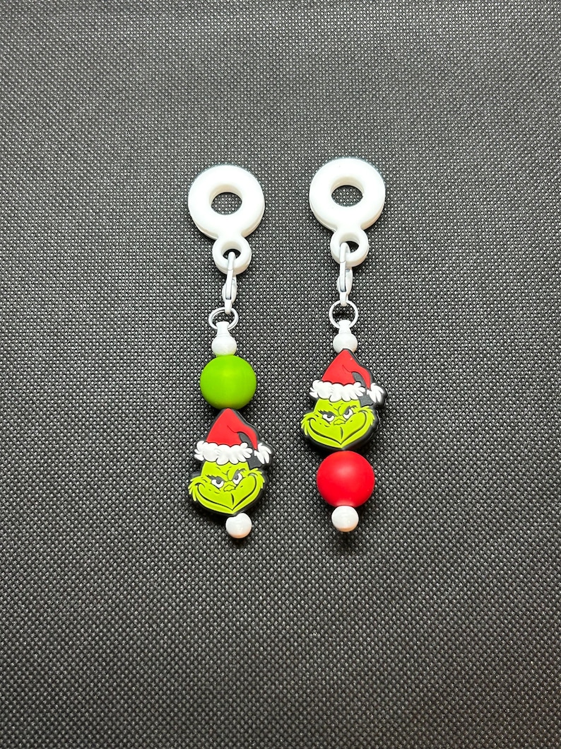 Grinch Inspired Tumbler Straw Charm Cup Accessory Gifts Women Girls ...