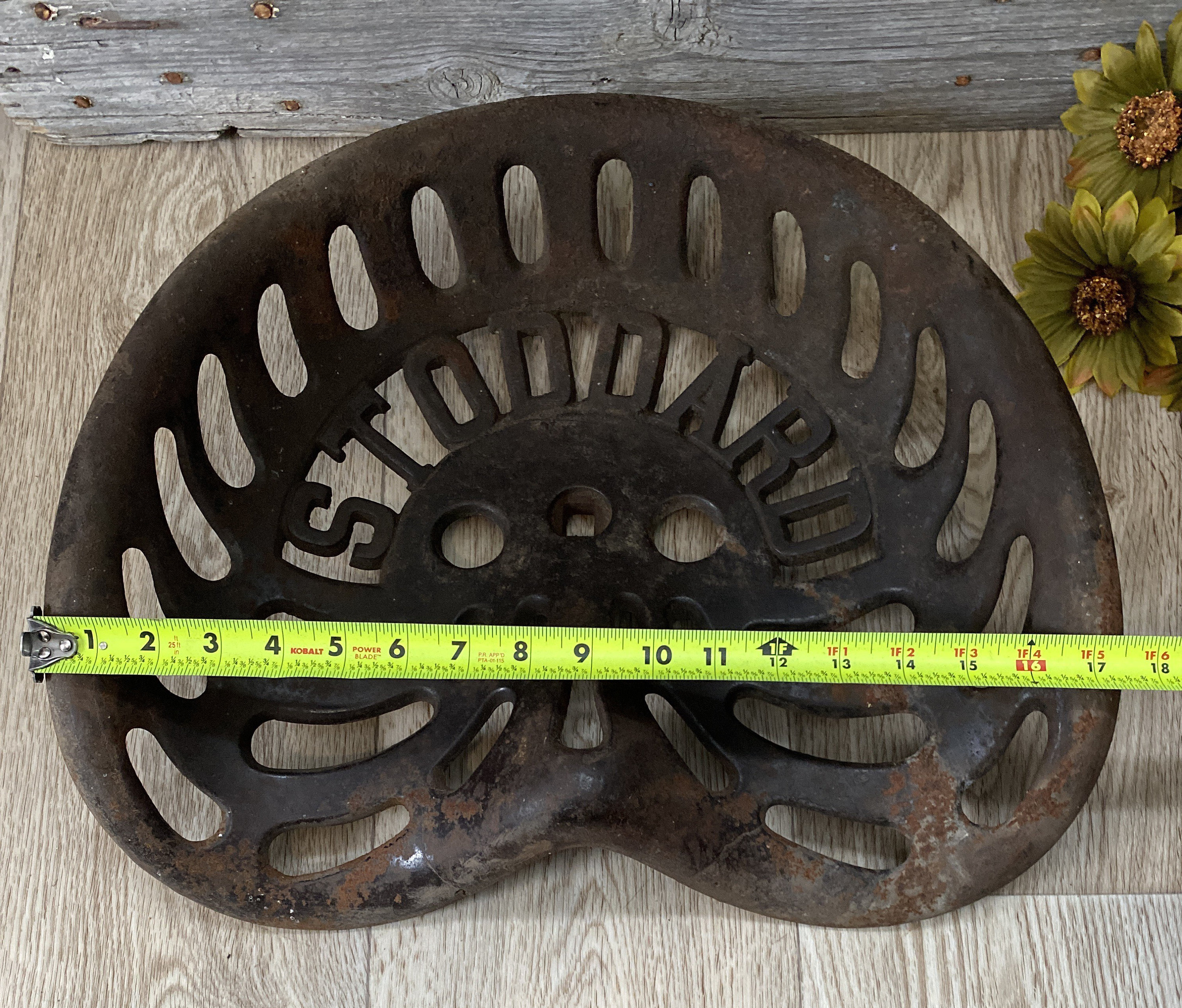 Cast Iron Tractor Seat, Stoddard Implement Seat Vintage Original M85 ...