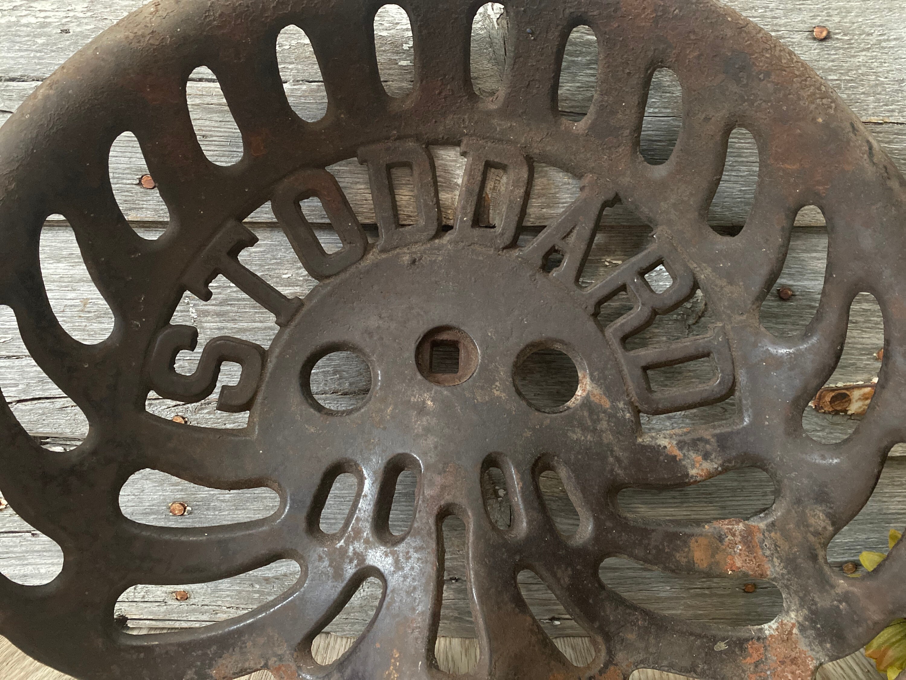 Cast Iron Tractor Seat, Stoddard Implement Seat Vintage Original M85 ...