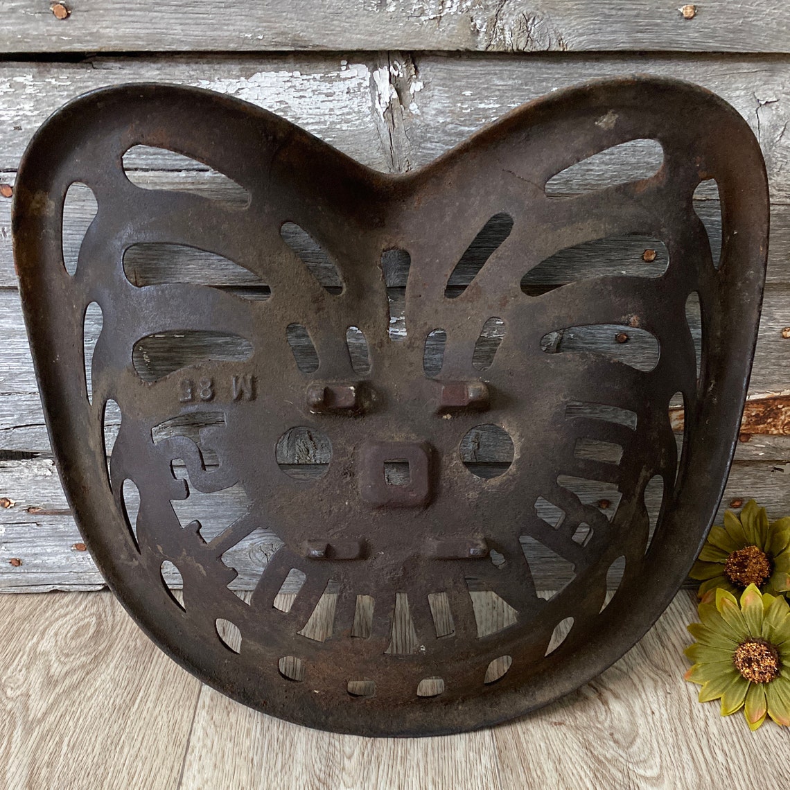 Cast Iron Tractor Seat, Stoddard Implement Seat Vintage Original M85 ...