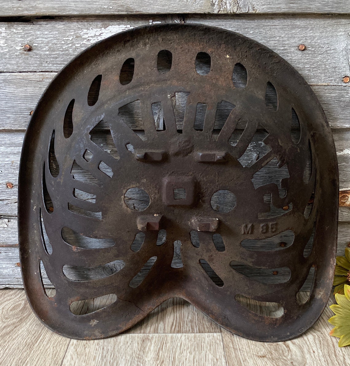 Cast Iron Tractor Seat, Stoddard Implement Seat Vintage Original M85 ...