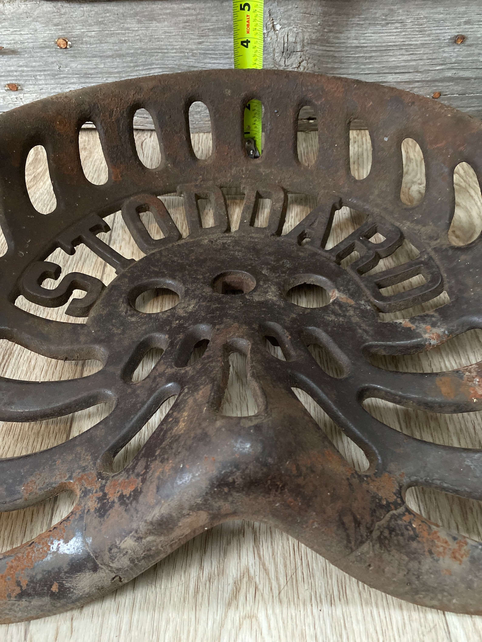 Cast Iron Tractor Seat, Stoddard Implement Seat Vintage Original M85 ...