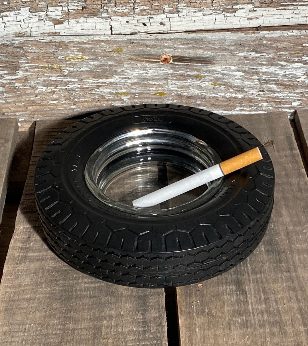 Vintage Rubber Tire Ashtray Advertising Kelly Springfield Tire Ashtray ...