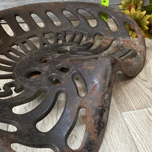 Cast Iron Tractor Seat, Stoddard Implement Seat Vintage Original M85 ...