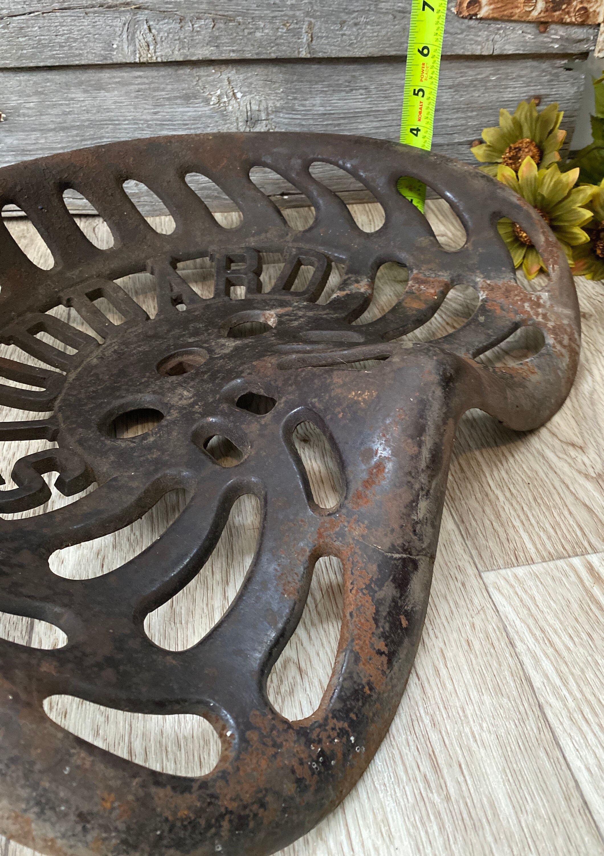 Cast Iron Tractor Seat, Stoddard Implement Seat Vintage Original M85 ...