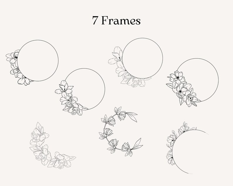 Hand-drawn Magnolia Svg File Magnolia Botanical Vector Art - Etsy