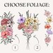 Family Flower Bouquet Custom Color Birth Flower Bouquet Tattoo Design ...