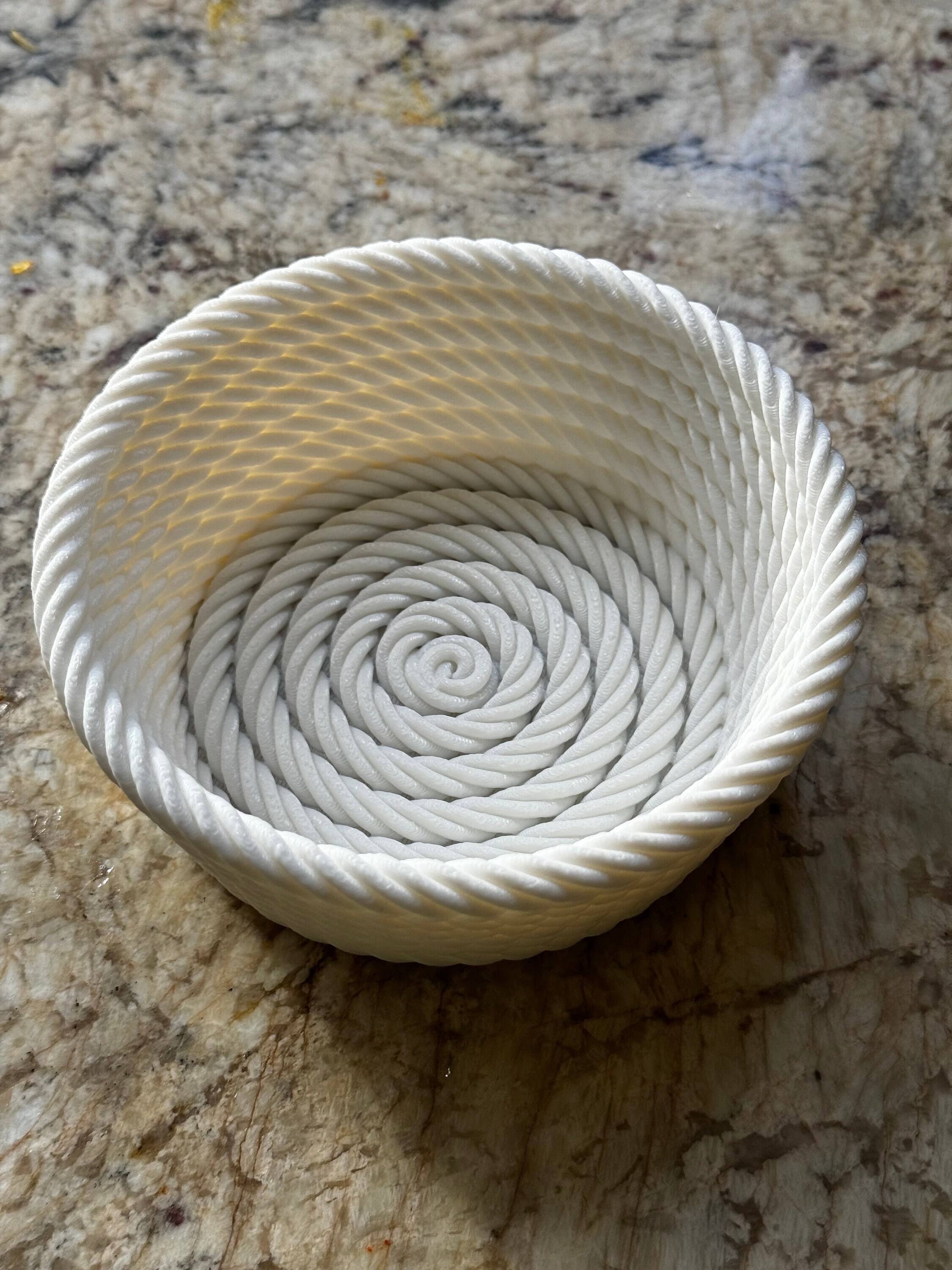 3D Printed Rope Bowl Modern and Stylish Organizer for a Contemporary ...