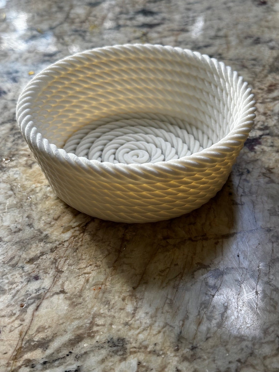 3D Printed Rope Bowl Modern and Stylish Organizer for a Contemporary ...