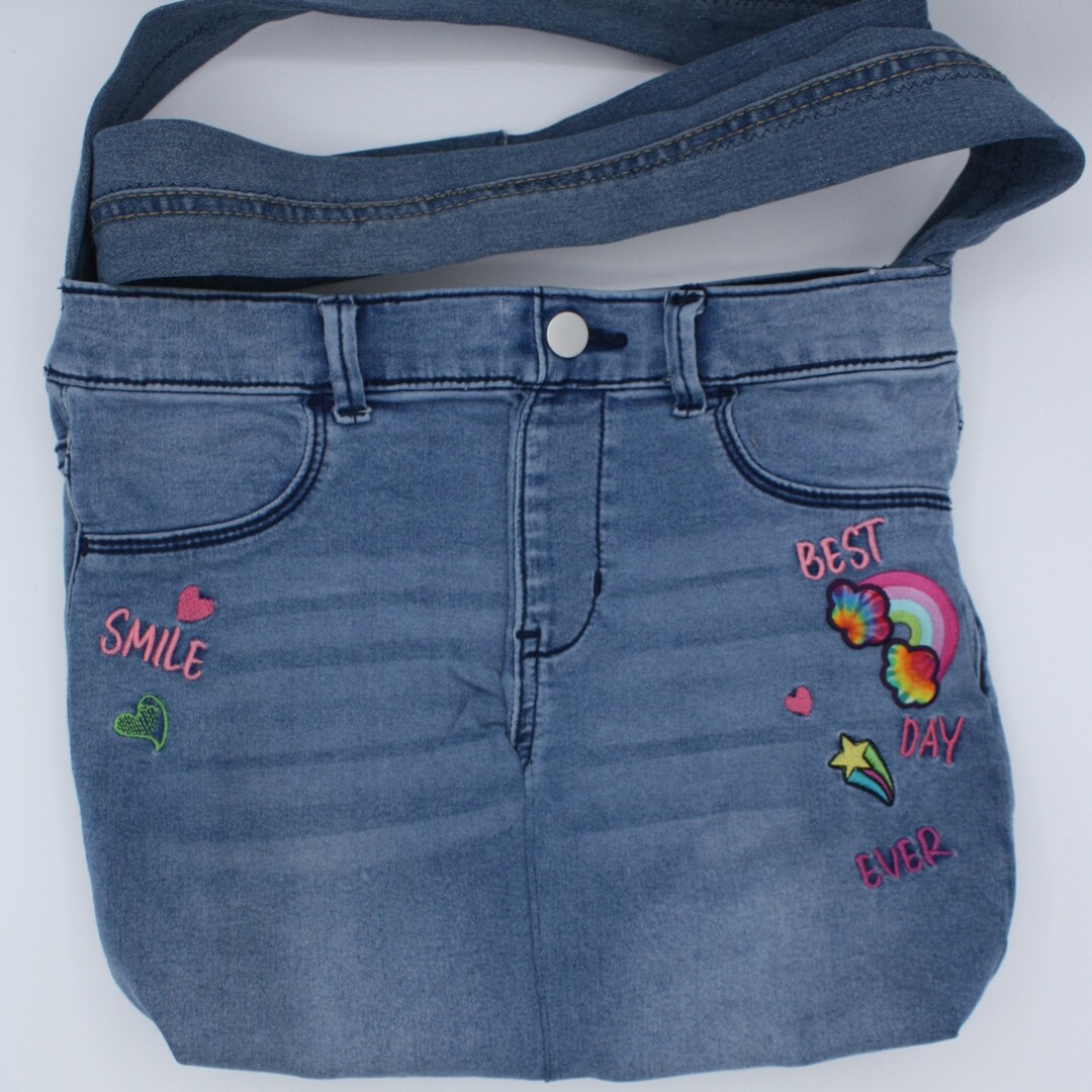 Wonder Nation Denim Messenger Bag - Etsy