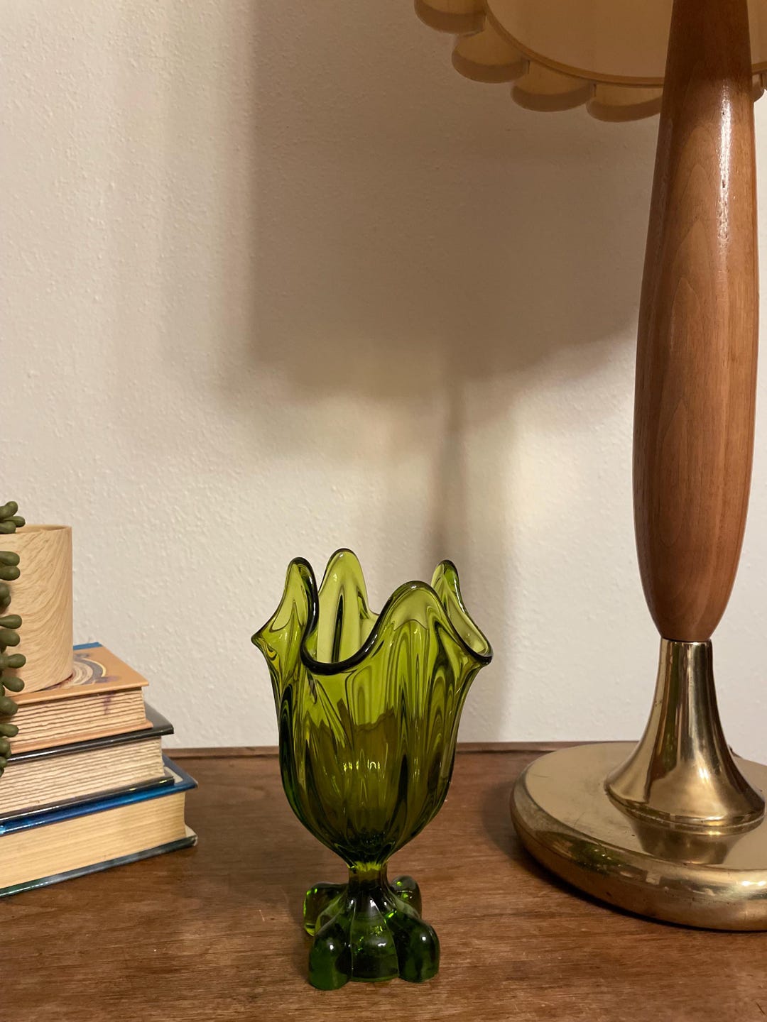 MCM Viking Green EPIC Handkerchief Swung Vase 8 Inch - Etsy