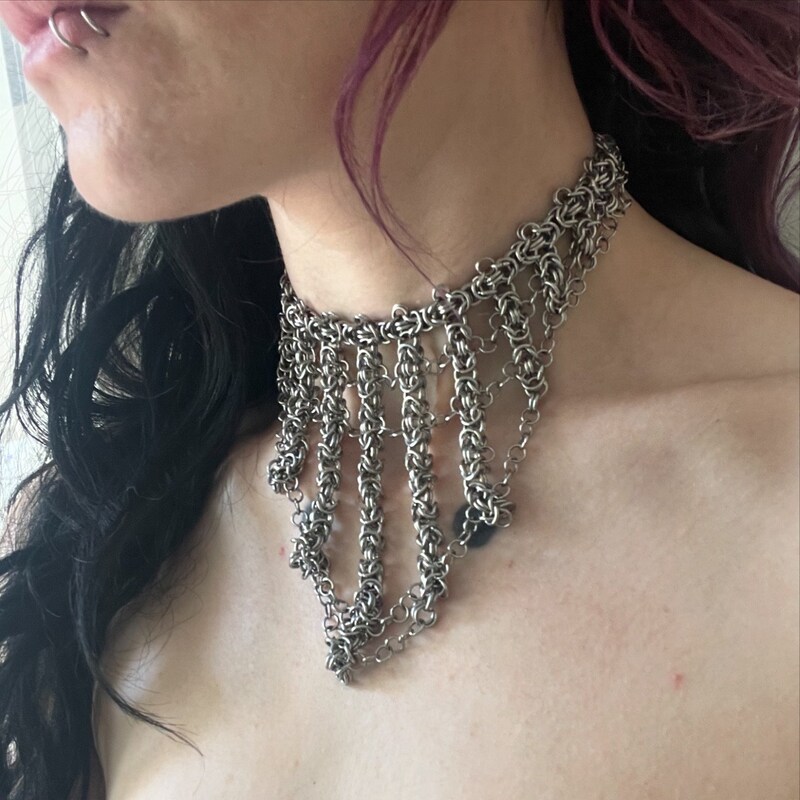 Goth Chain Headpiece - Etsy