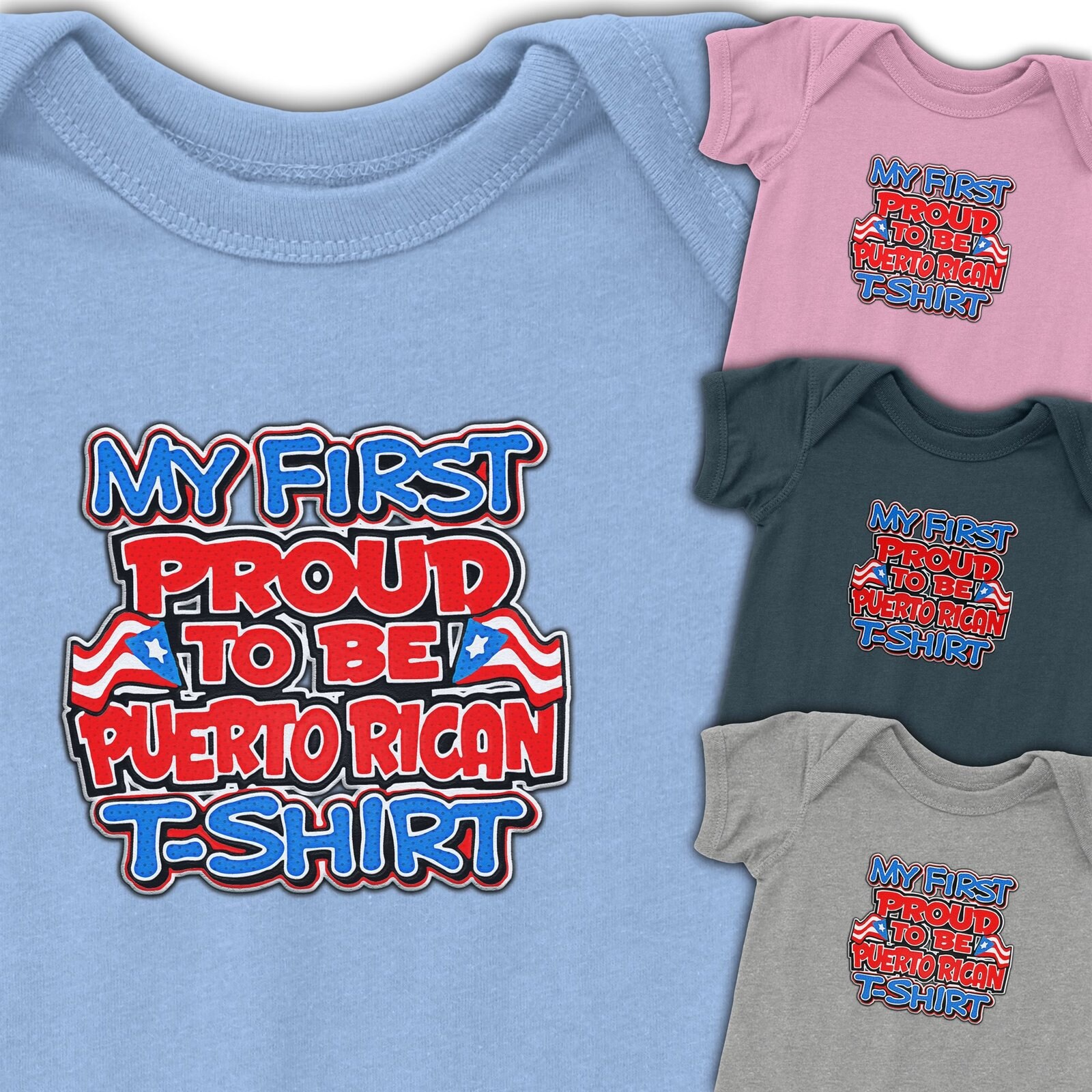 Mini Mofongo Onesie My First Proud to Be Puerto Rican Pride Wear for ...