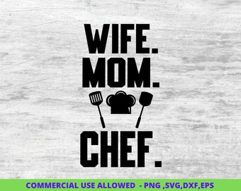 Chef SVG Restaurant Svg Cooking Svg Chef Tools Svg - Etsy