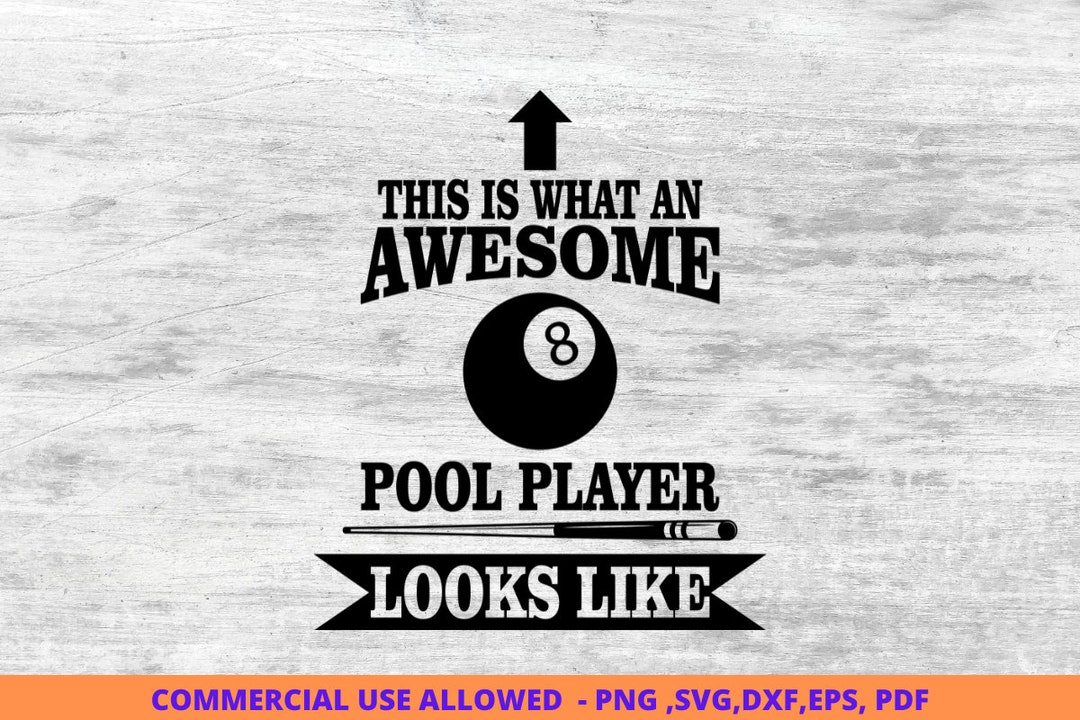Billiards Svg, Pool Player Svg, Billiard Svg, Pool Svg, Billiards Dxf ...