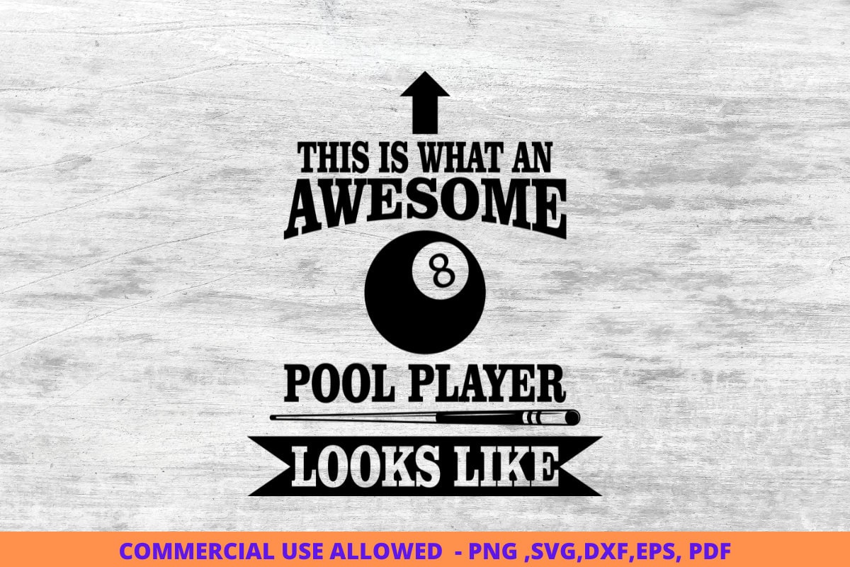 Billiards Svg, Pool Player Svg, Billiard Svg, Pool Svg, Billiards Dxf ...