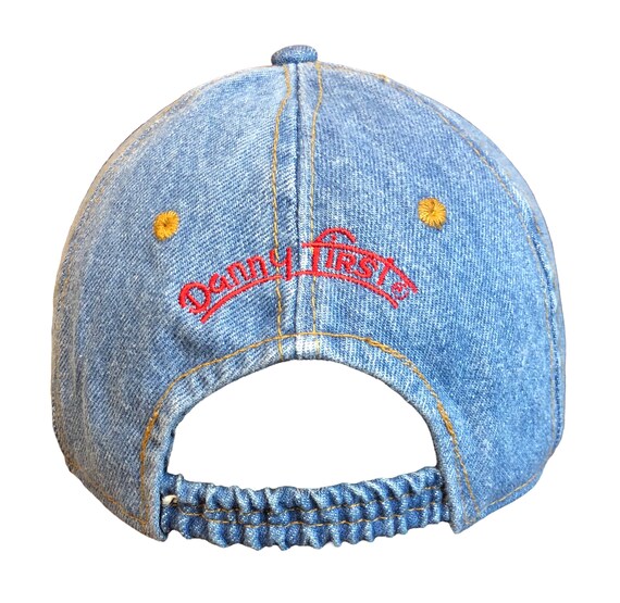 Vintage 90’ DANNY FIRST Embroider Jean Denim Hat 2 di… - Gem