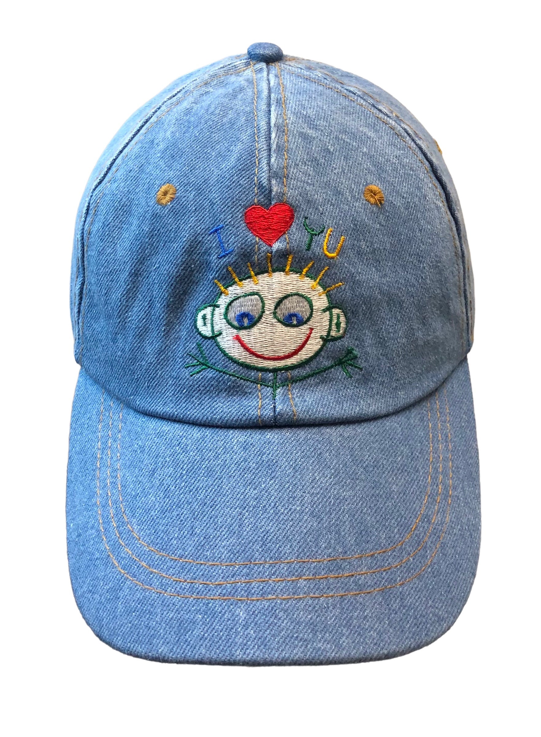 Vintage 90’ DANNY FIRST Embroider Jean Denim Hat 2 Different Design - Etsy