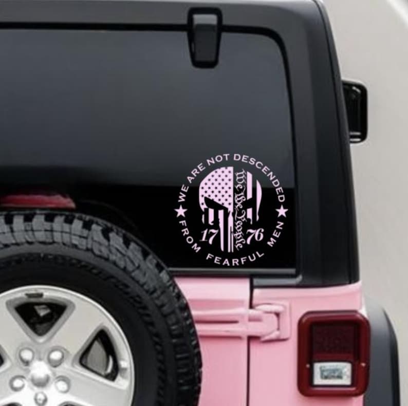 Punisher Skull Patriotic Decal: Pro-american 1776 Vinyl Decal - Etsy