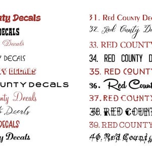 Custom Decal | Name Label Decals | Kitchen Labels | Custom Stickers ...