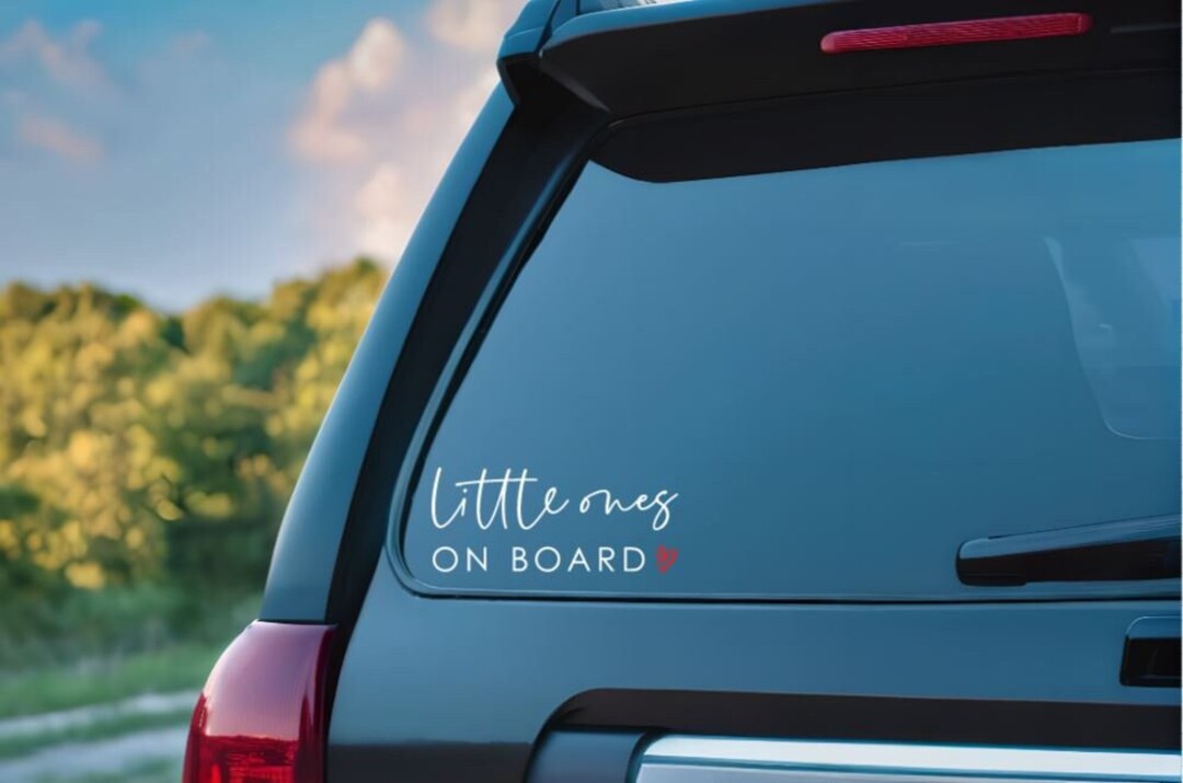 Little Ones on Board Car Decal|high Durability Vinyl Sticker|baby on ...
