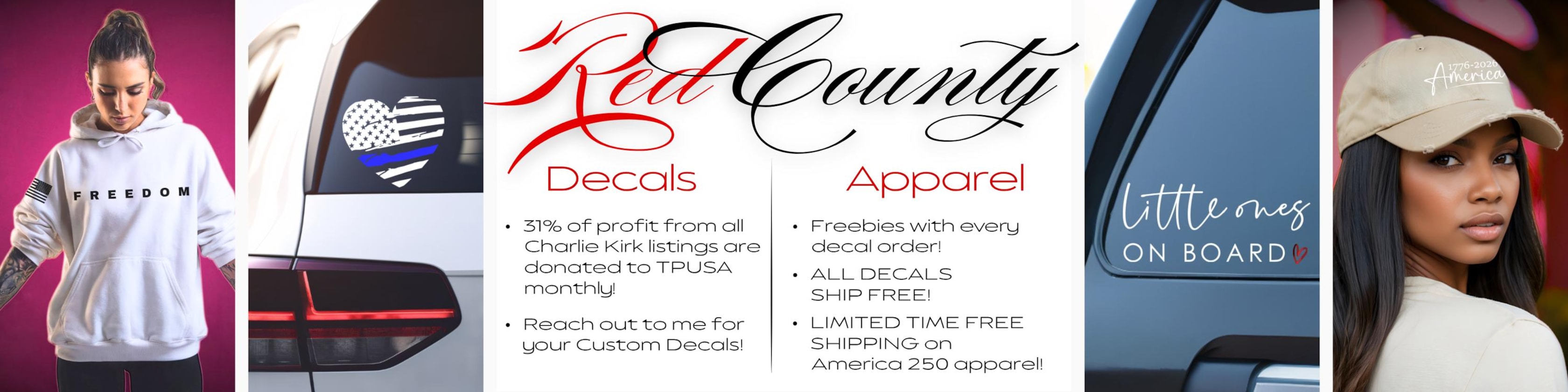 RedCountyDecals - Etsy