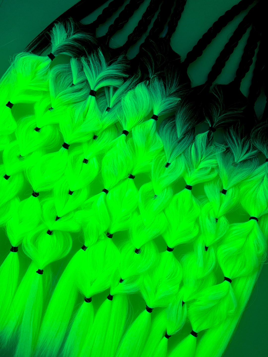 UV Reactive Green Rave Extension Set - Etsy