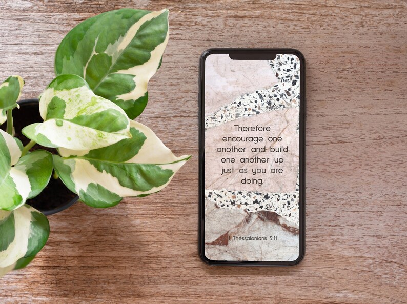 IPhone Wallpaper | Lock Screen Background | Scripture - Etsy