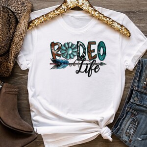 Rodeo Life Shirt, Western Rodeo Shirt, Rodeo Life, Southwestern Shirt ...