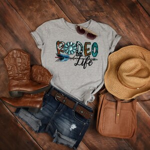 Rodeo Life Shirt, Western Rodeo Shirt, Rodeo Life, Southwestern Shirt ...