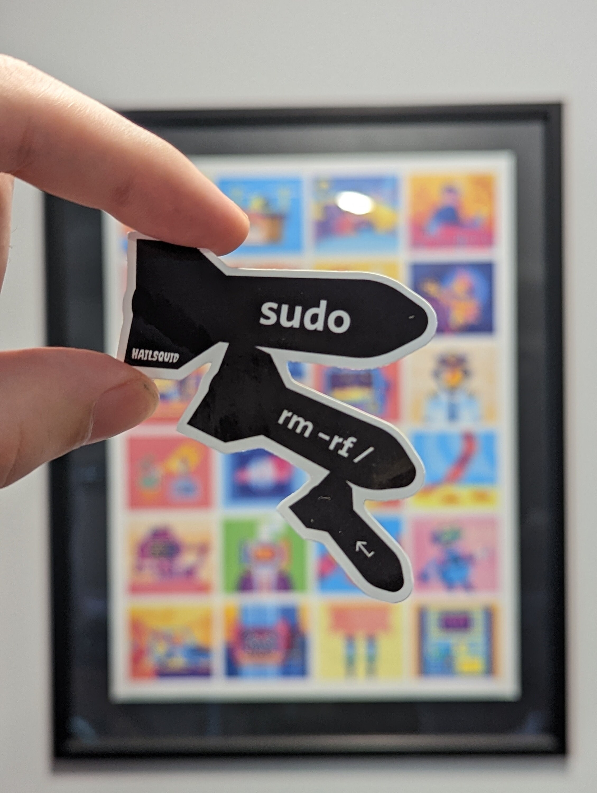 Sudo RM RF Sticker starting Over - Etsy