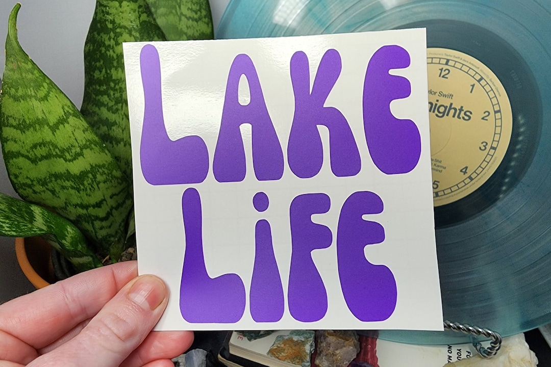 Lake Life Waterproof Vinyl Decal - Etsy