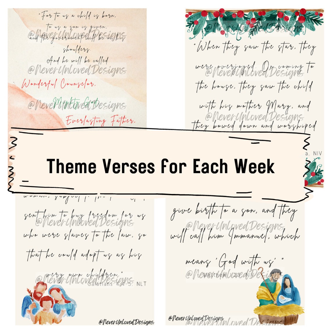 Printable Advent Devotional, Advent Printable, Christmas Devotional ...