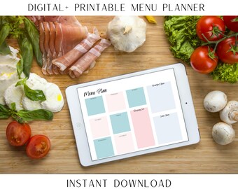 4 Week Menu Plan - Etsy