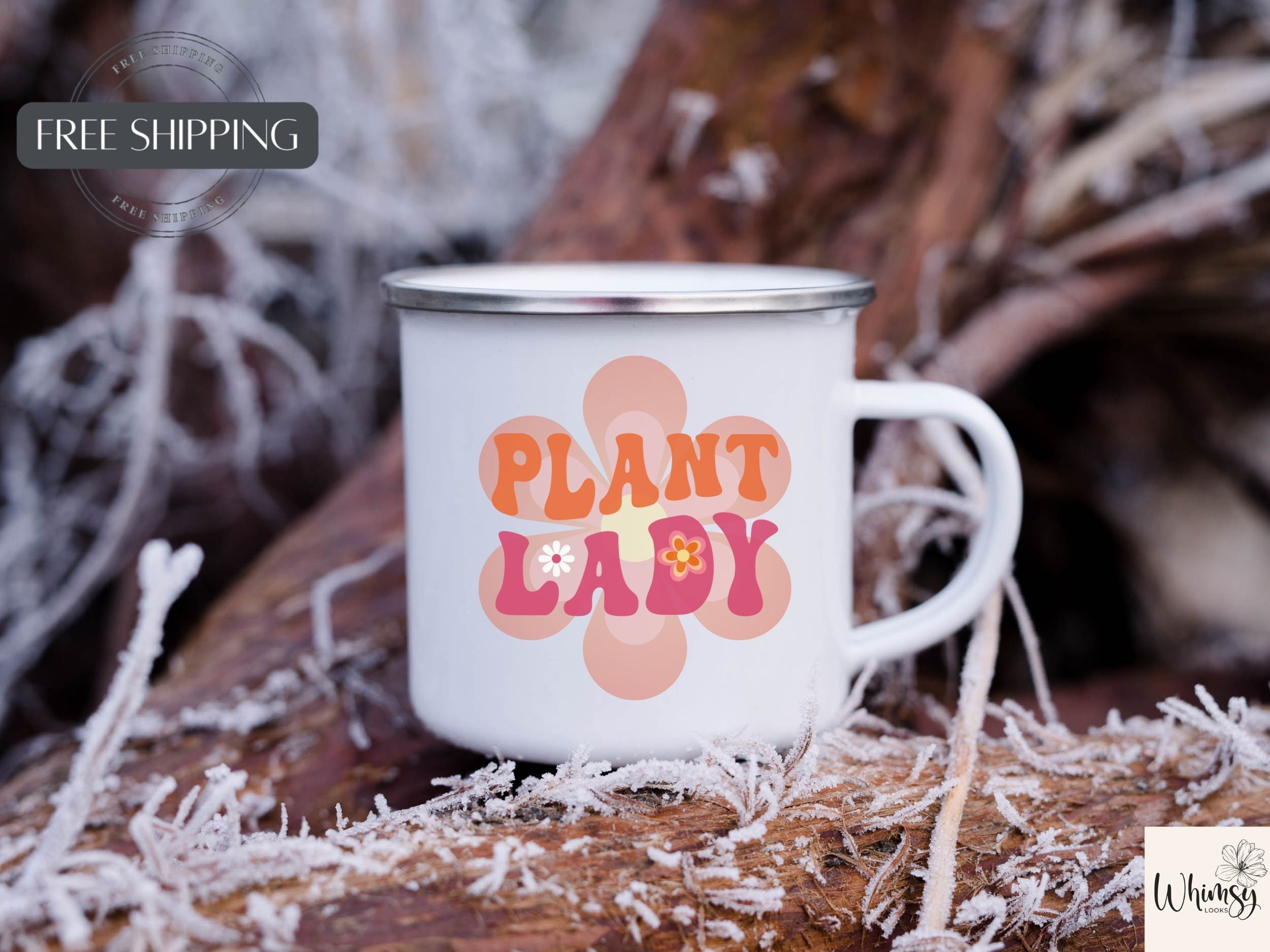 Vintage Plant Lady Retro Mug Crazy Plant Lady Coffee Tea Cup - Etsy