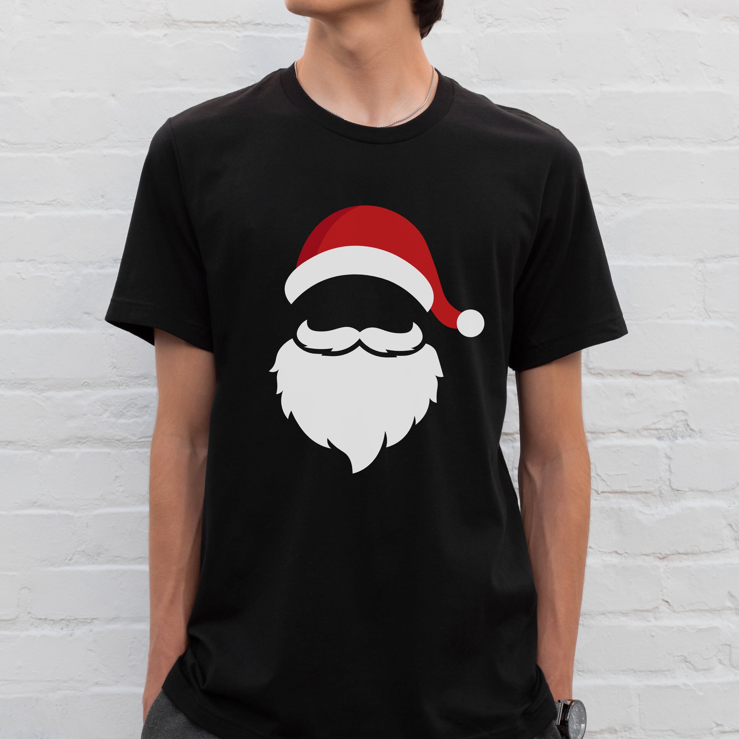 Santa Christmas Shirt, Christmas Santa T-shirt, Christmas Santa Tee ...