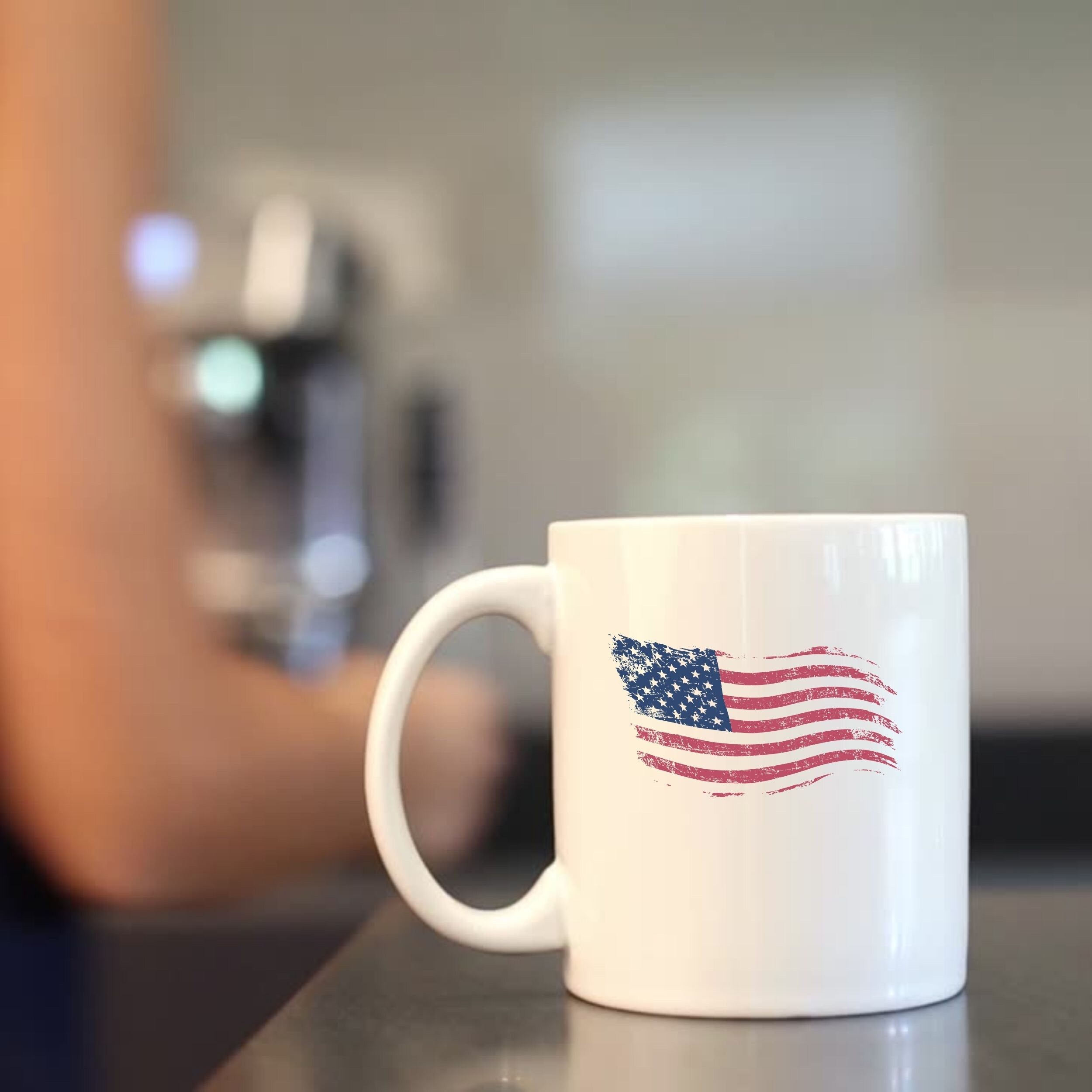We the People 1776 Patriotic Mug, American Flag Ceramic, Love the USA ...