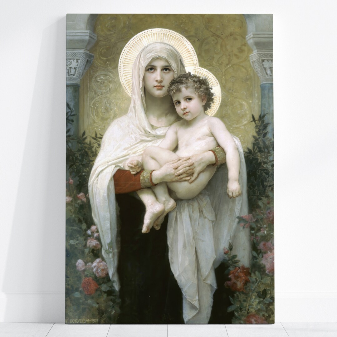 Religious Art- A Painting Titled - Mary, Queen of the Angels, by ...