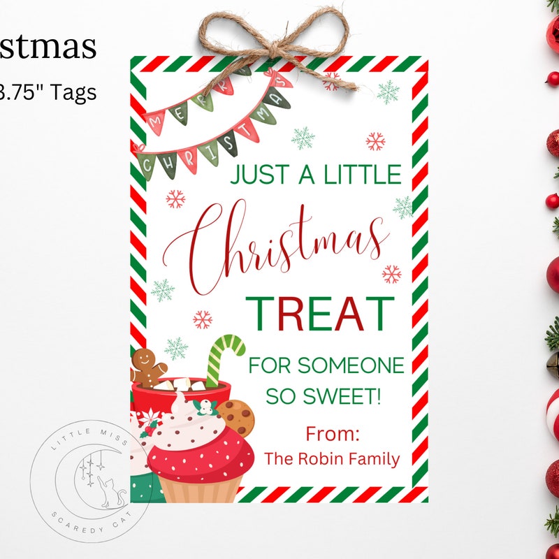 Christmas Treat Tags - Etsy