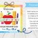 Kindergarten Welcome Gift Tags, Back to School Printable (PDF & JPEG ...