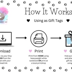 Kindergarten Welcome Gift Tags, Back to School Printable (PDF & JPEG ...