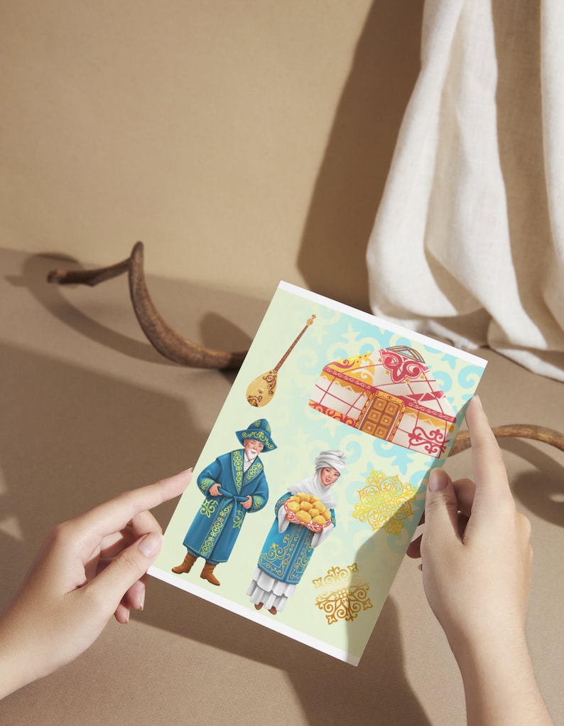 Kazakh Traditional Sticker Sheets - Etsy